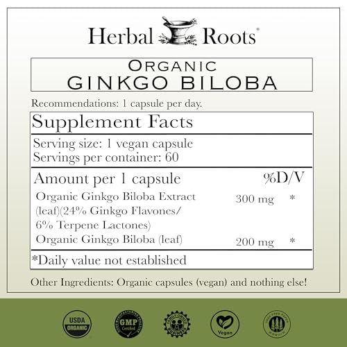ginkgo biloba memory support capsules