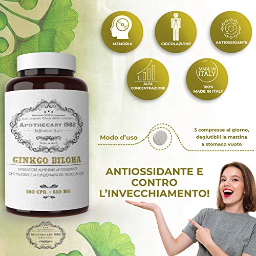 Ginkgo Biloba supplement for cognitive support