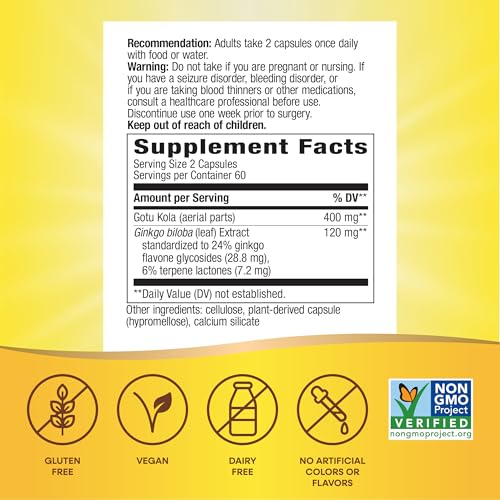 ginkgo biloba supplement for concentration