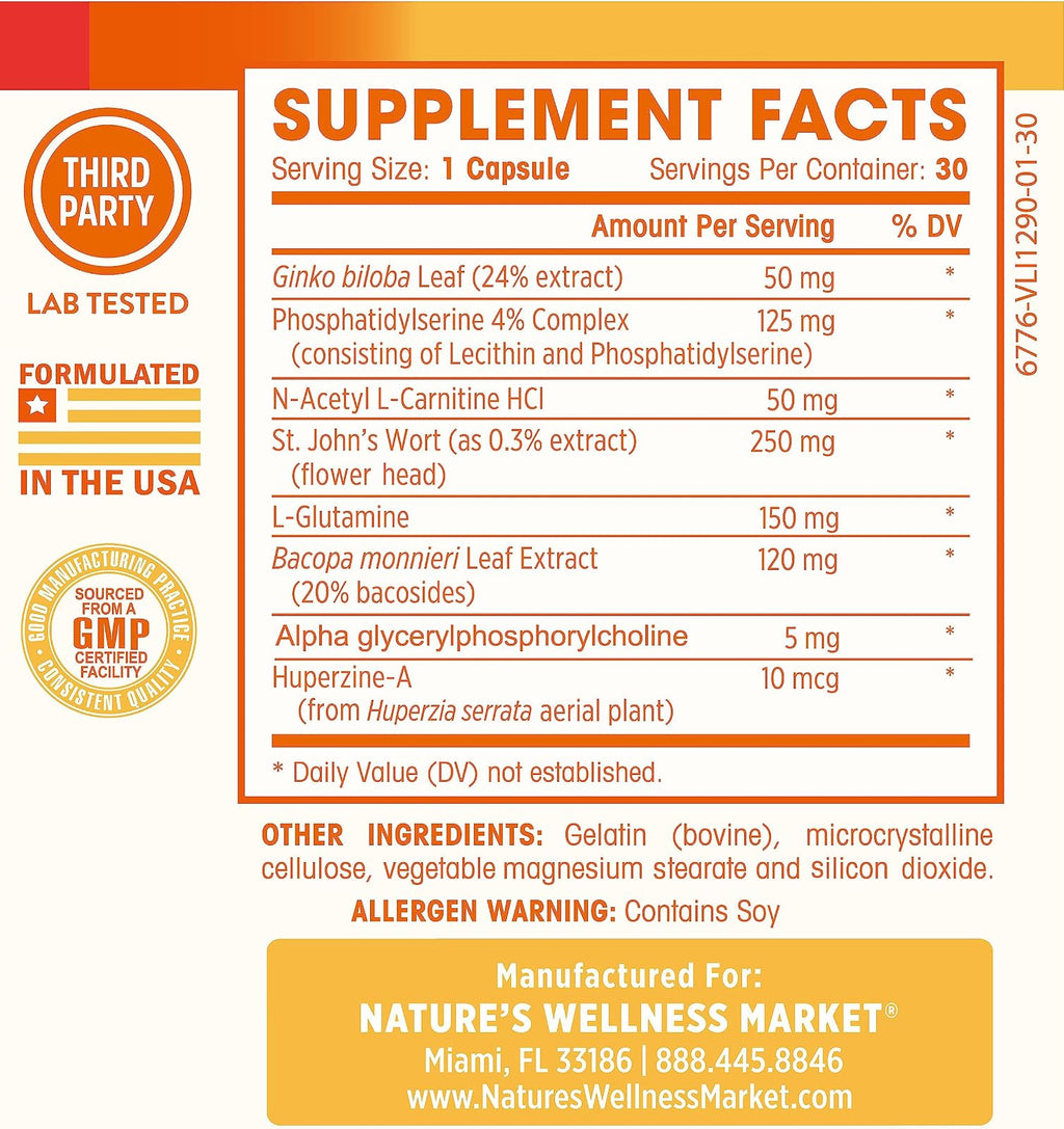 ginkgo biloba supplement for focus
