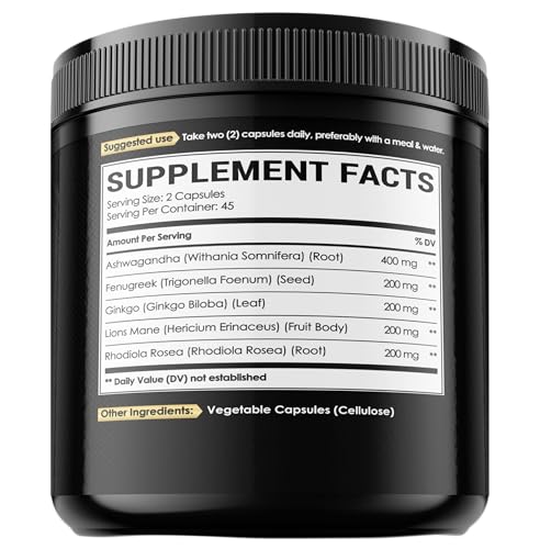 Ginkgo biloba supplement for improved circulation