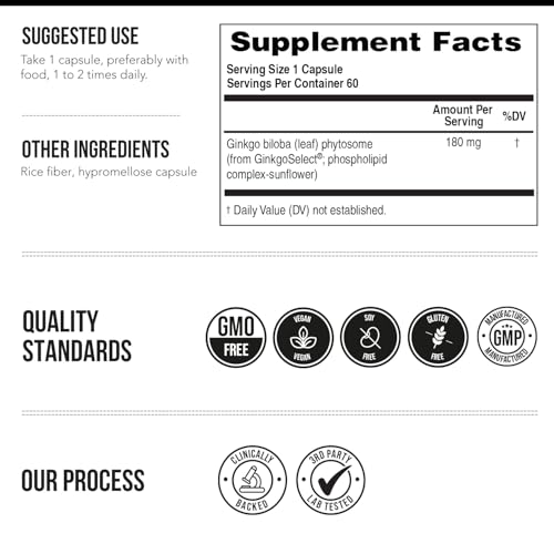 ginkgo biloba supplement for overall wellness