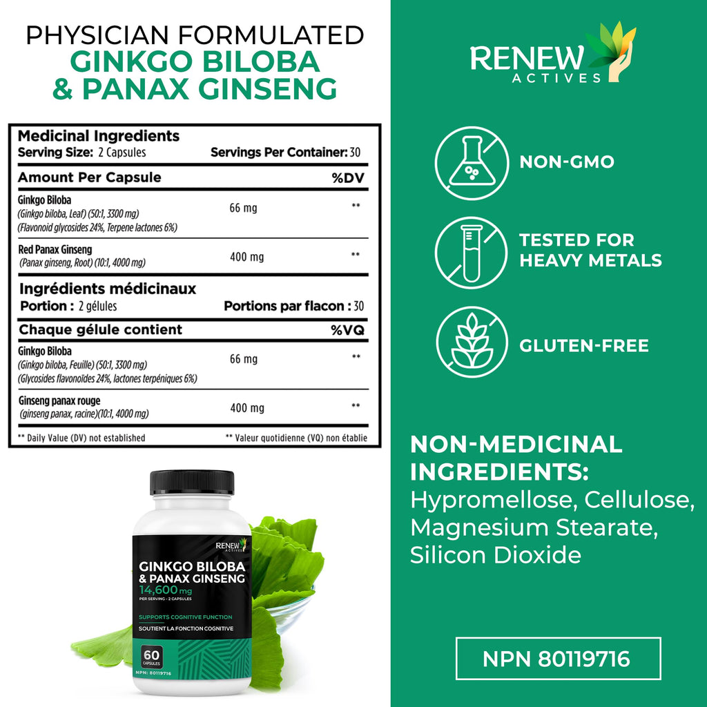 ginkgo biloba supplement made in Canada