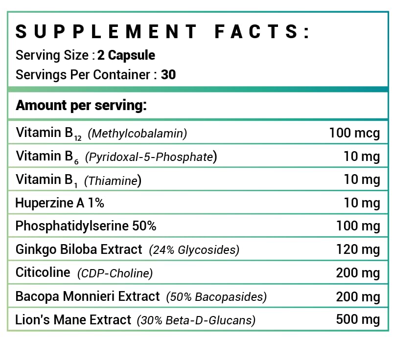 ginkgo biloba tablet for brain health