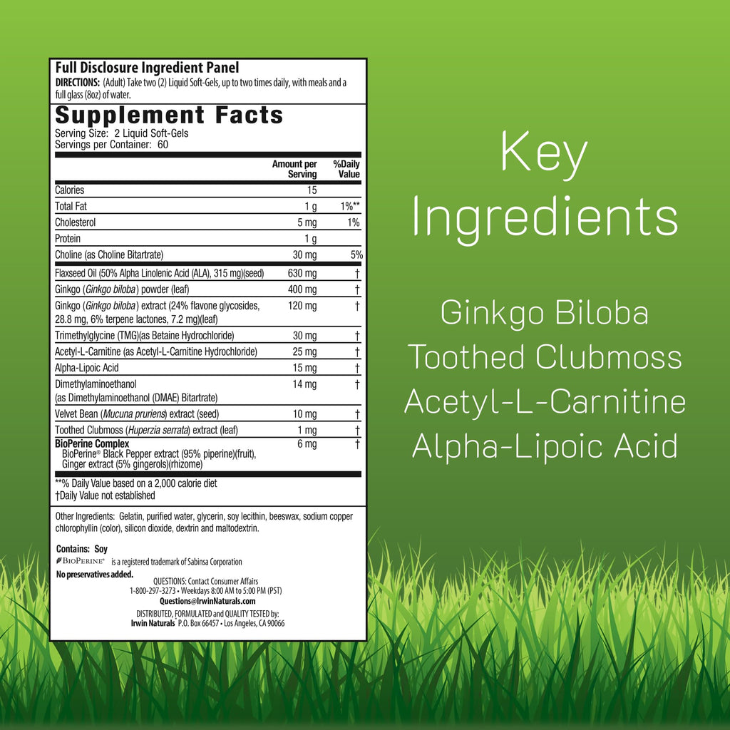 ginkgo biloba tablet for mental clarity