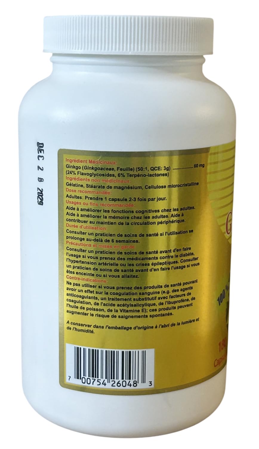 ginkgo biloba tablet for overall wellness
