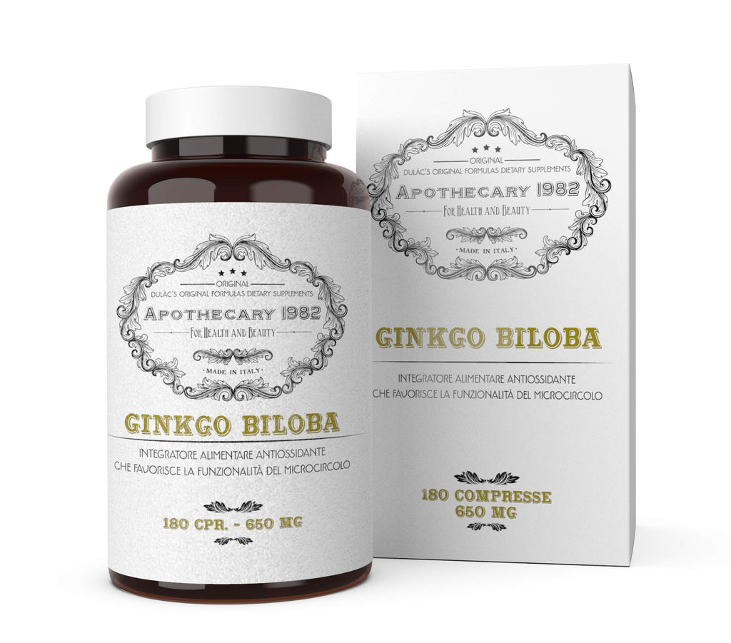 Ginkgo Biloba tablets for anti-aging