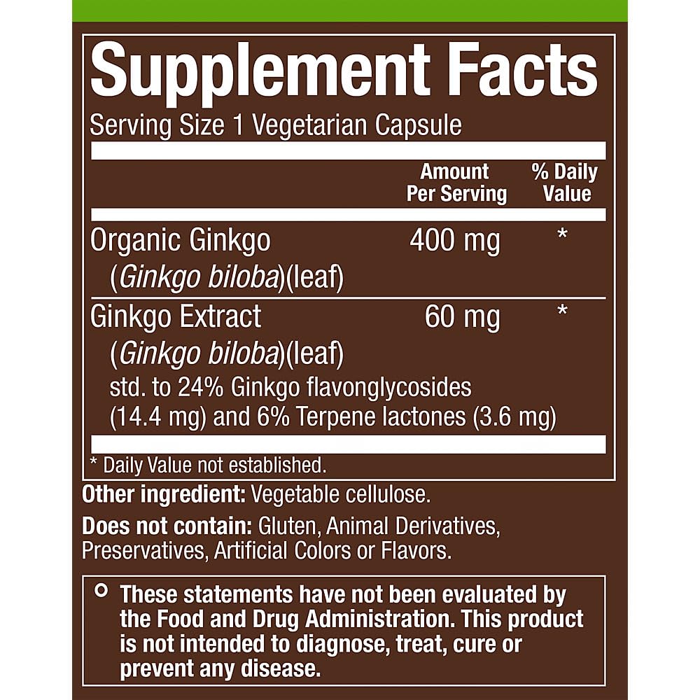 ginkgo biloba tablets for cognitive support