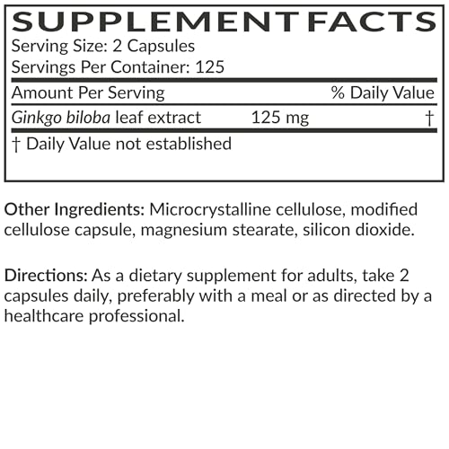 ginkgo biloba tablets for herbal wellness