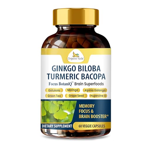 Ginkgo biloba tablets for memory enhancement
