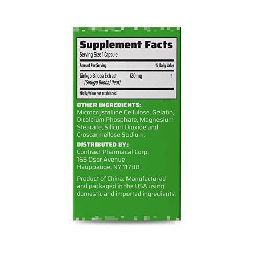 ginkgo biloba tablets for memory support