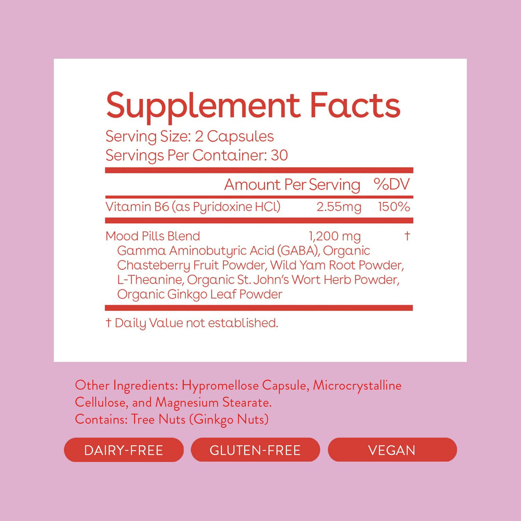 Ginkgo biloba tablets for PMS relief