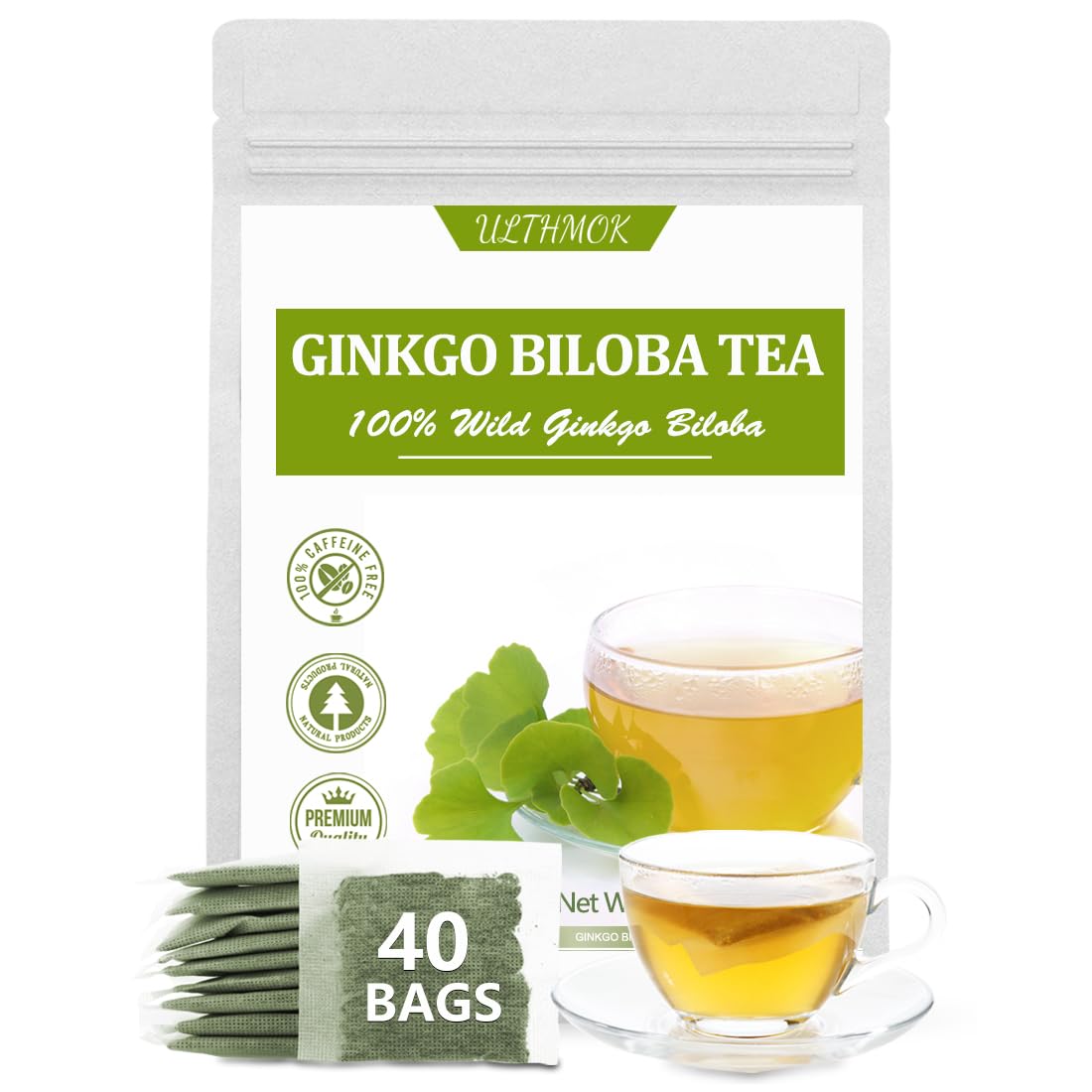 ginkgo biloba tea caffeine free