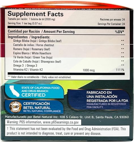 ginkgo biloba tea for energy boost