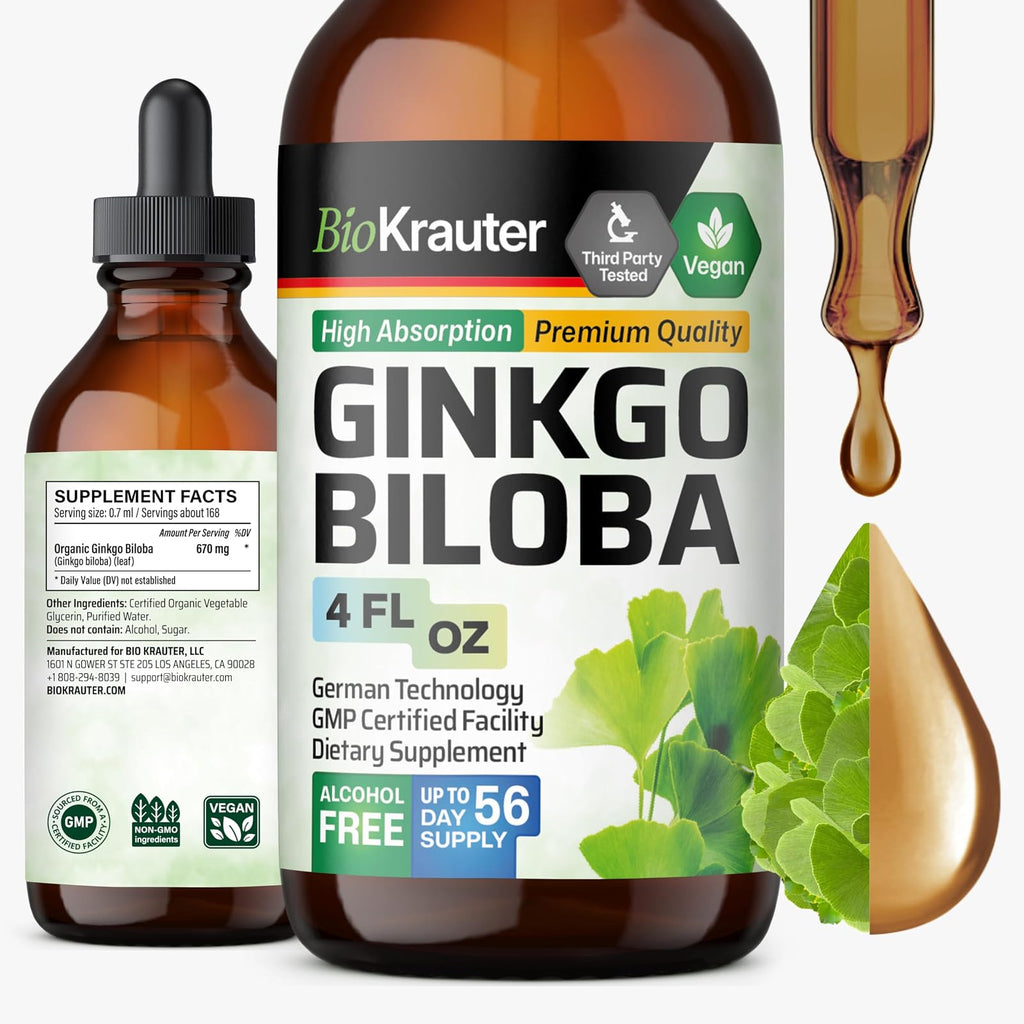 ginkgo biloba tincture for memory