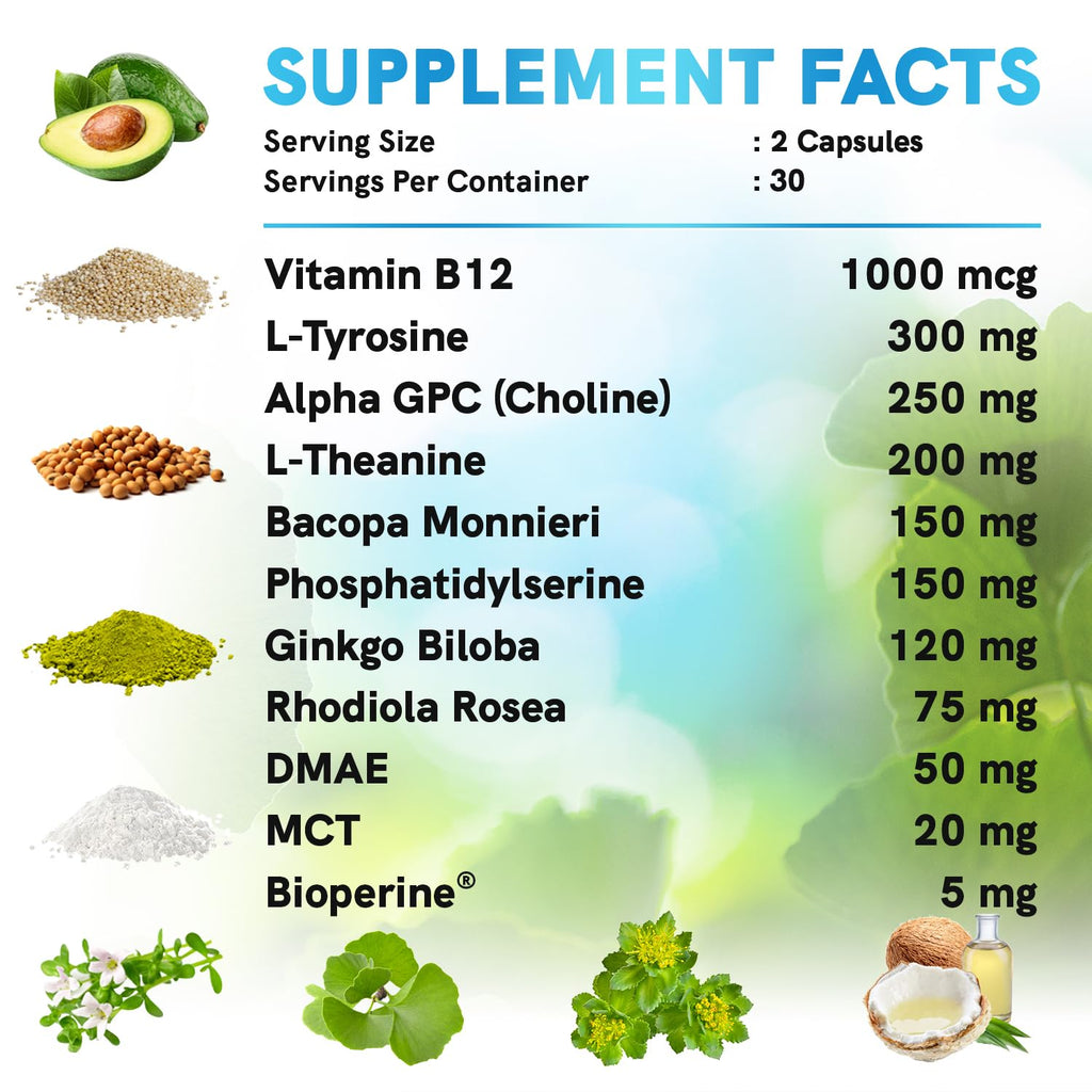 ginkgo biloba with B12 for energy