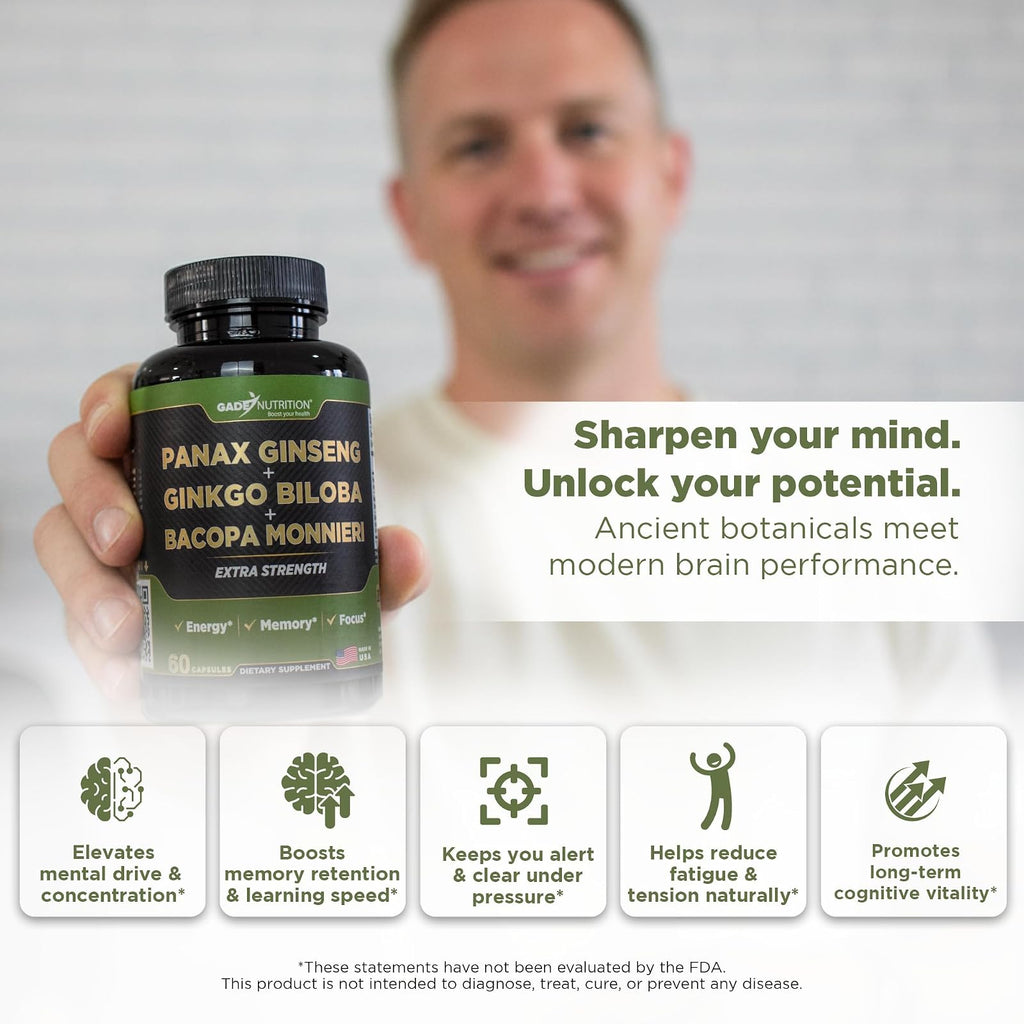 Ginkgo biloba with ginseng benefits