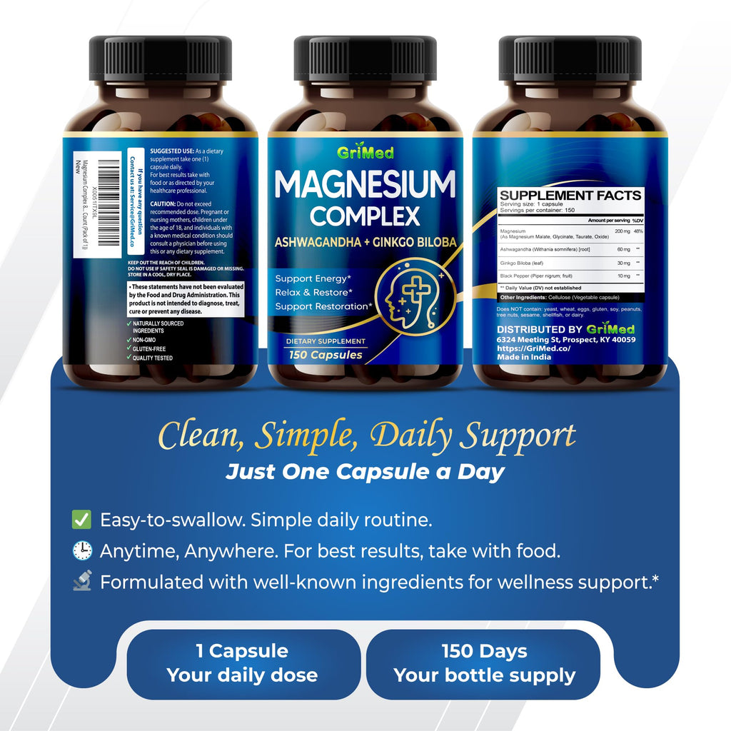 Ginkgo Biloba with herbal support blend