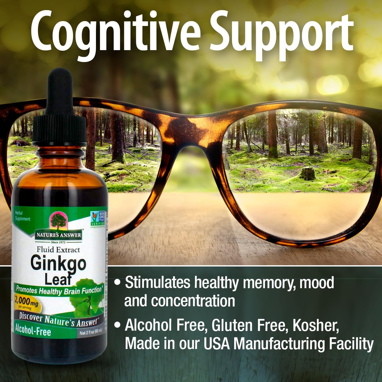 ginkgo leaf 2 oz bottle