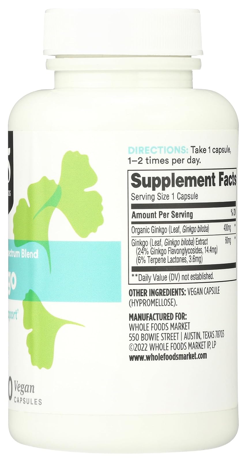 Ginkgo leaf extract for wellness