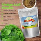 Ginkgo leaf powder for cognitive support