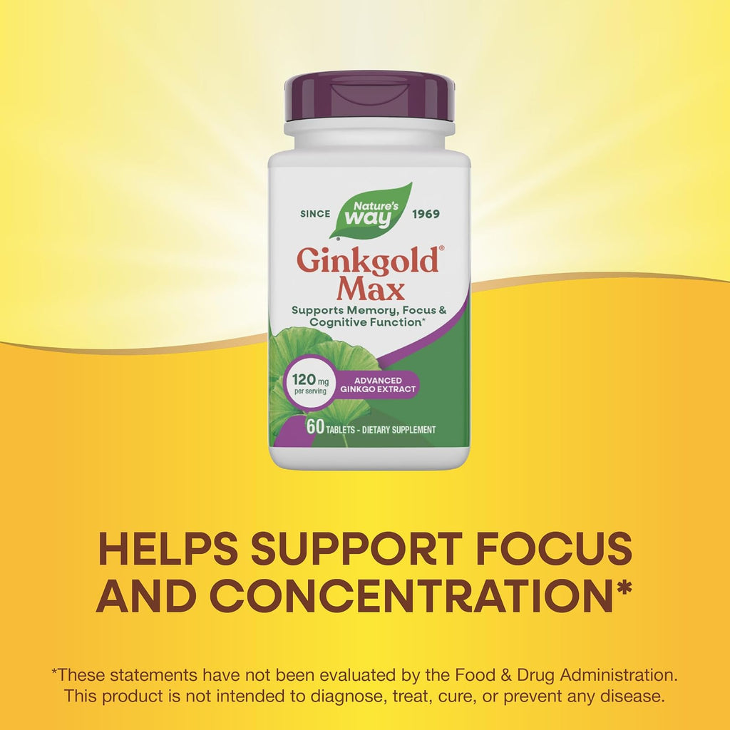 Ginkgold Max for mental clarity