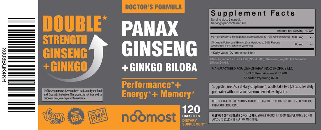 Ginseng and ginkgo for cognitive support