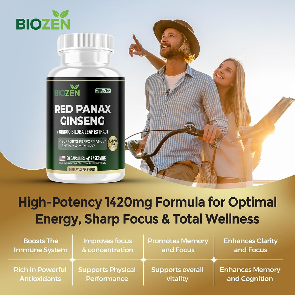 Ginseng and Ginkgo for wellness