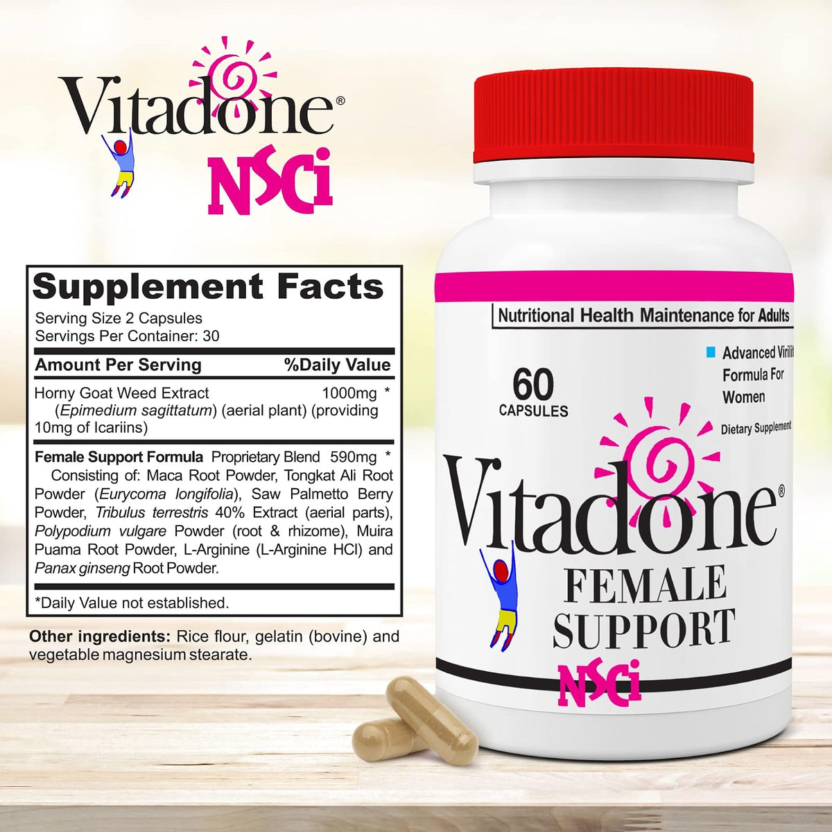 ginseng and l-arginine capsules