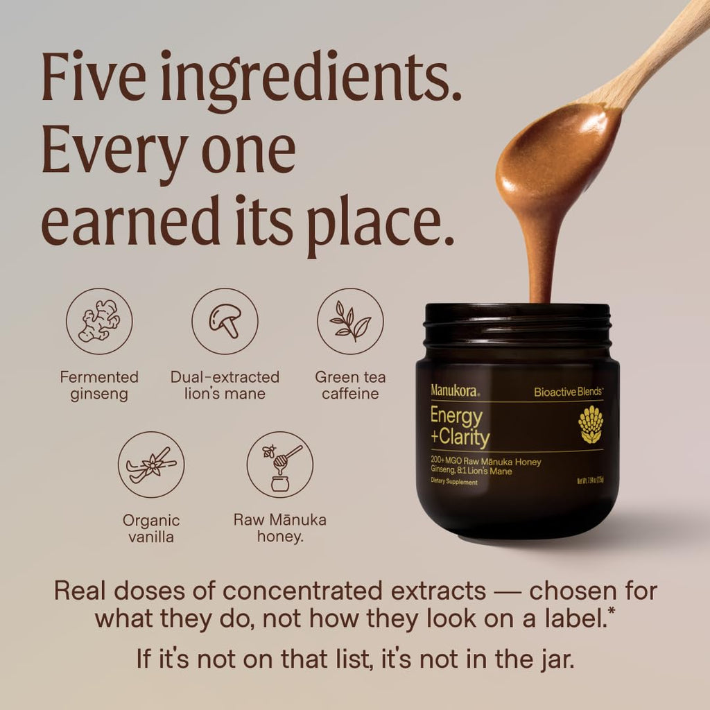 Ginseng and Lion's Mane health boost