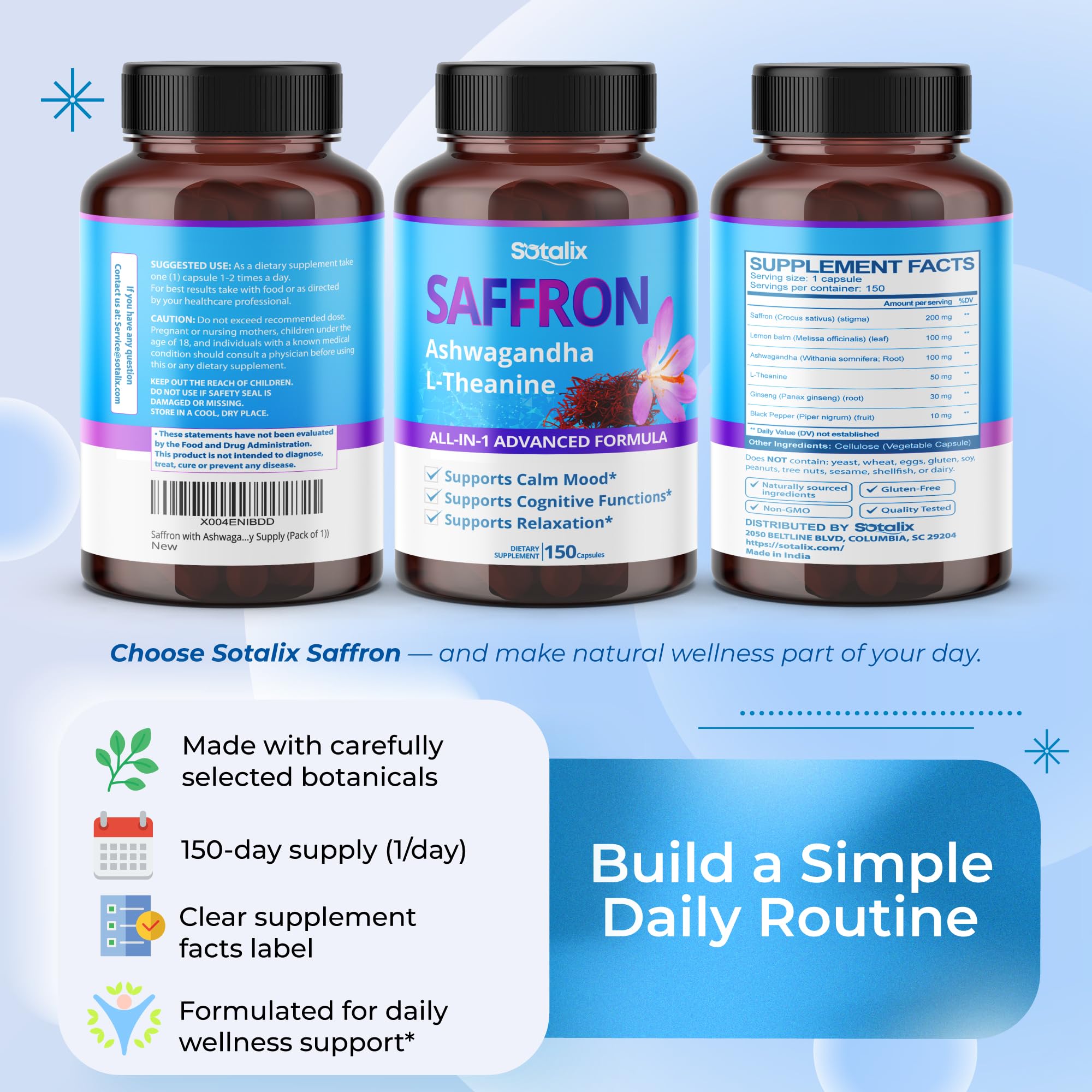 ginseng and saffron for overall wellness