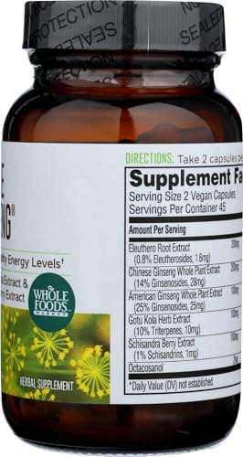 ginseng capsules for active lifestyle