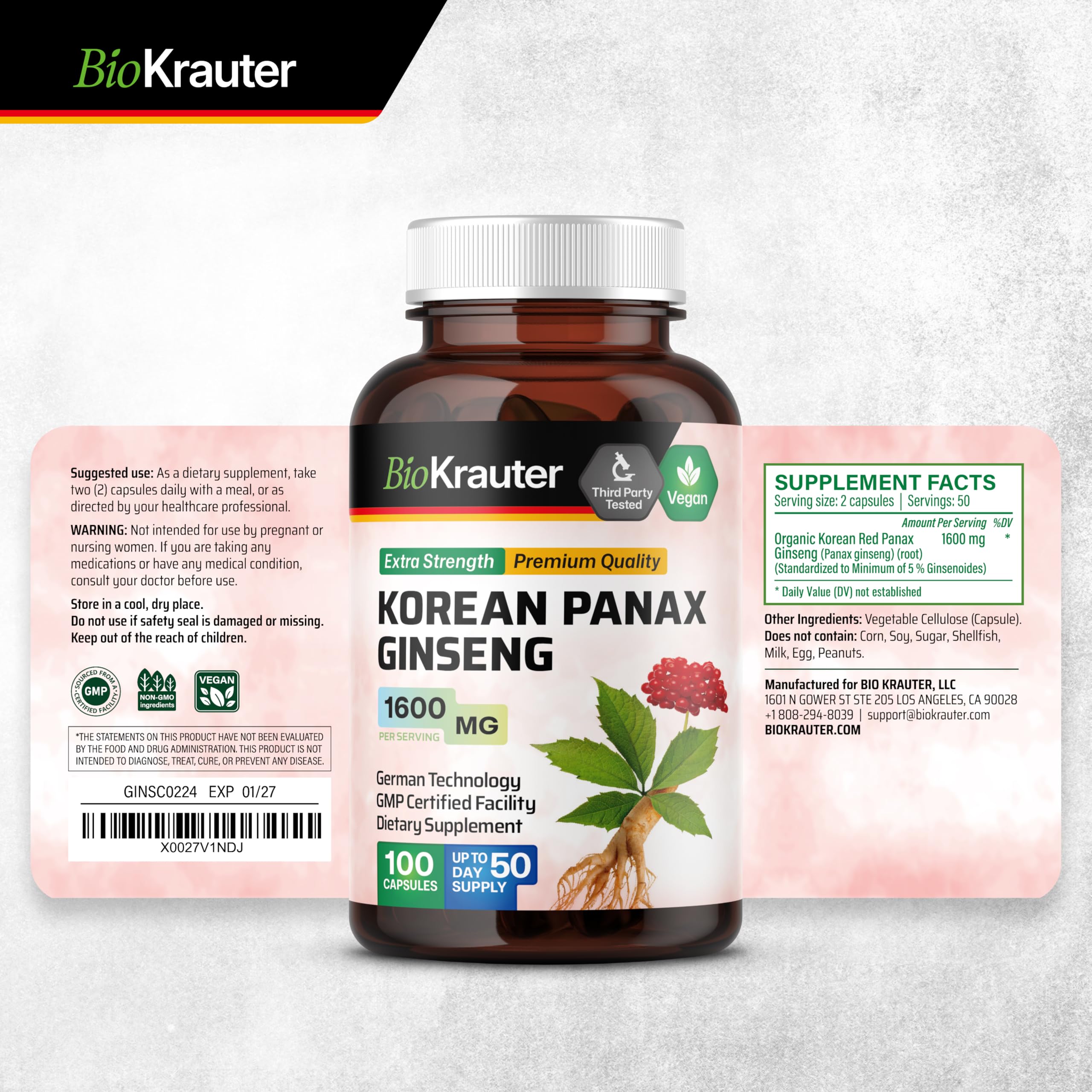 ginseng capsules for better concentration