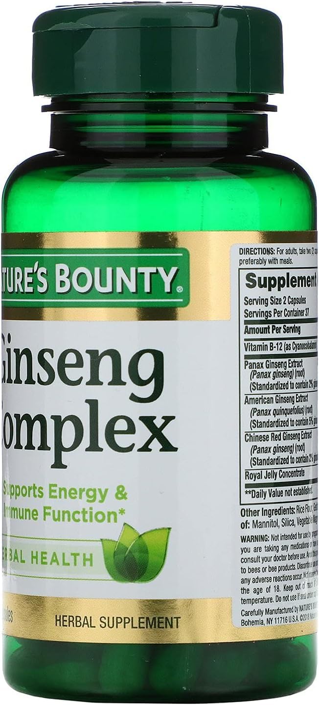 Ginseng capsules for holistic health