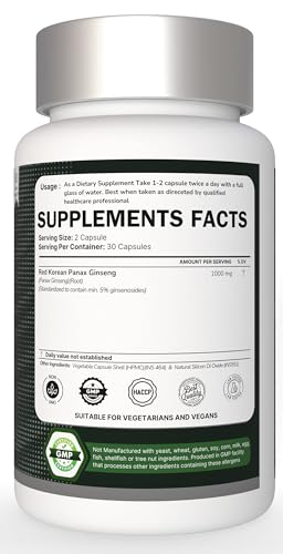 Ginseng capsules for memory support
