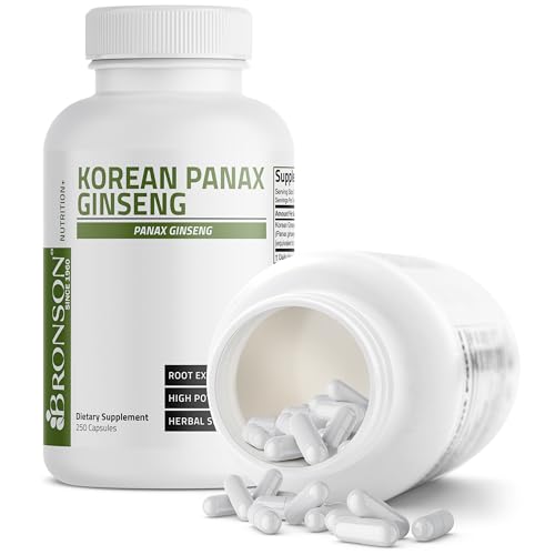 Ginseng capsules for overall health