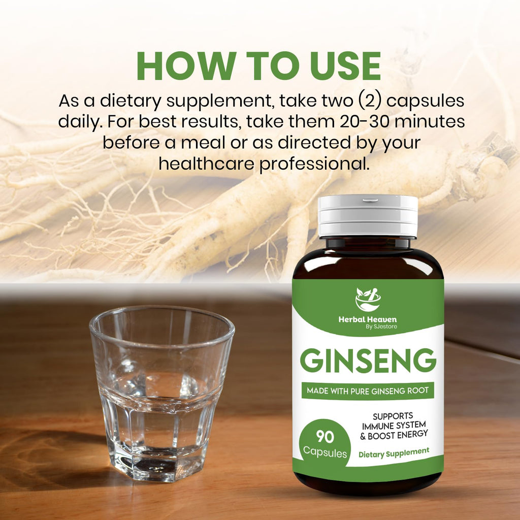 ginseng capsules for wellness support