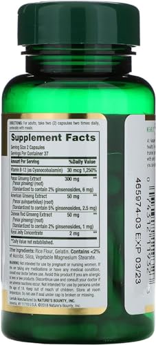 Ginseng complex for mental clarity
