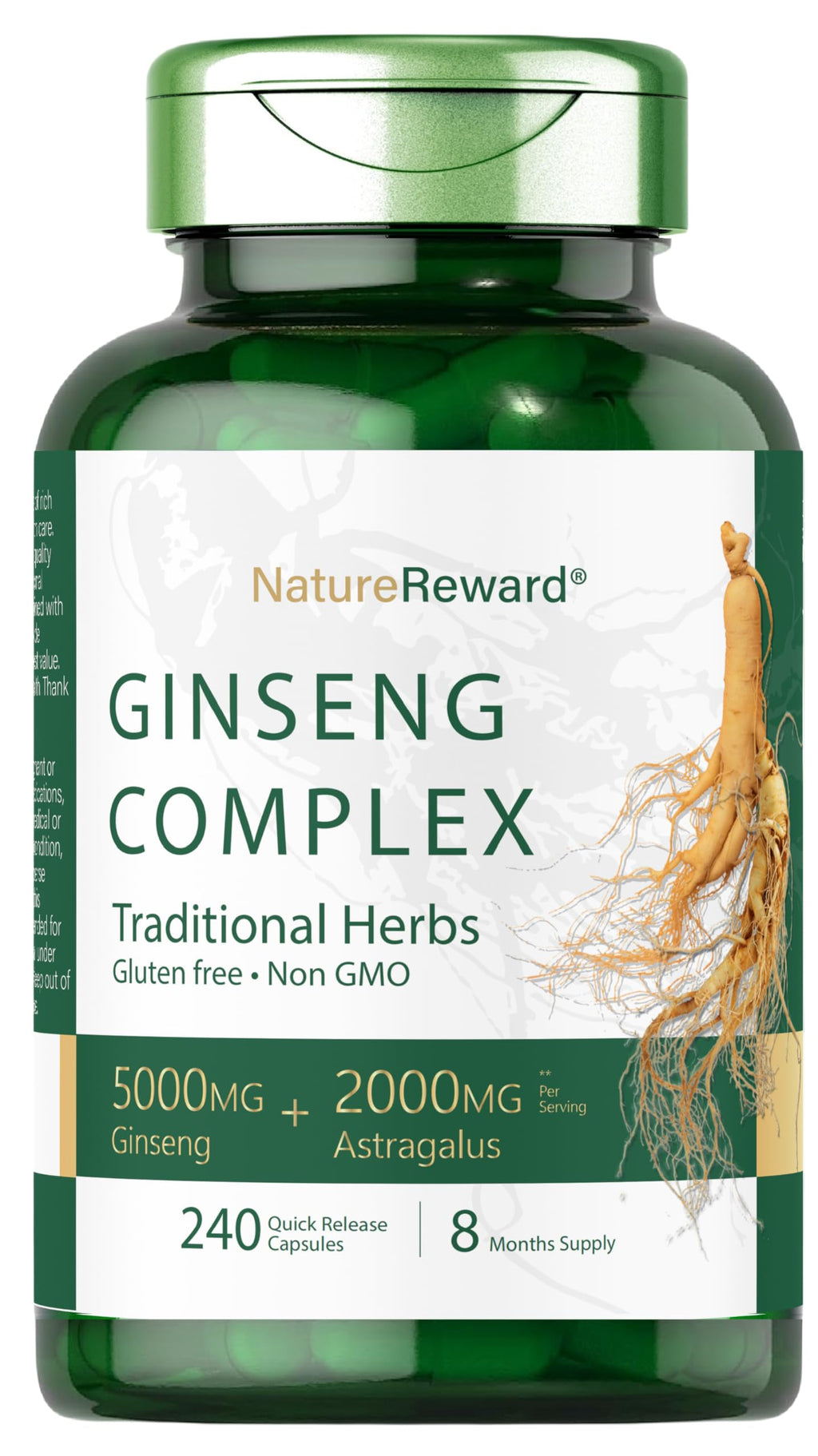 ginseng complex herbal supplement capsules