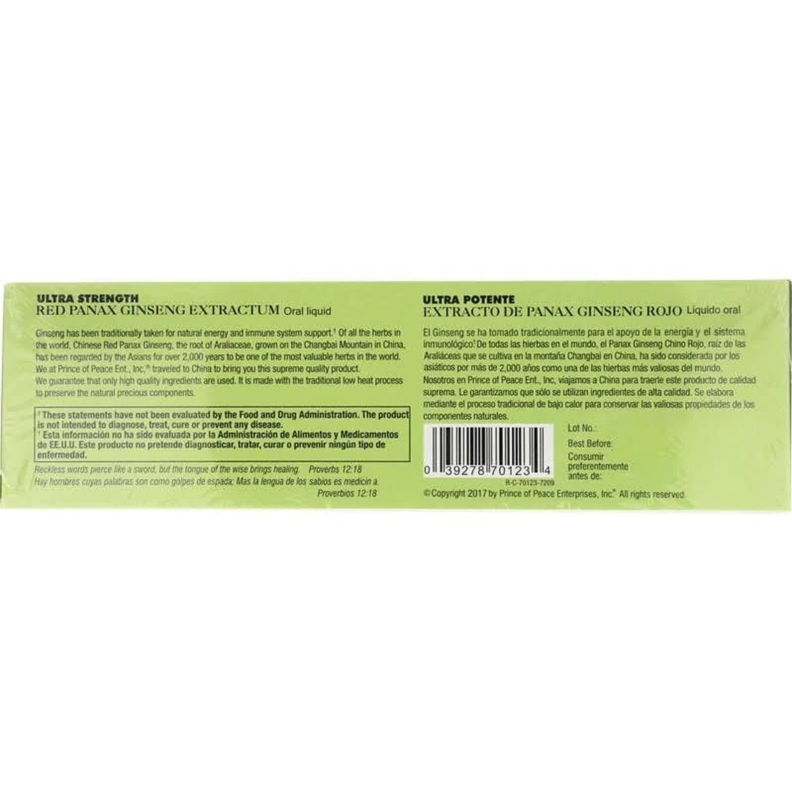 Ginseng extract for daily vitality