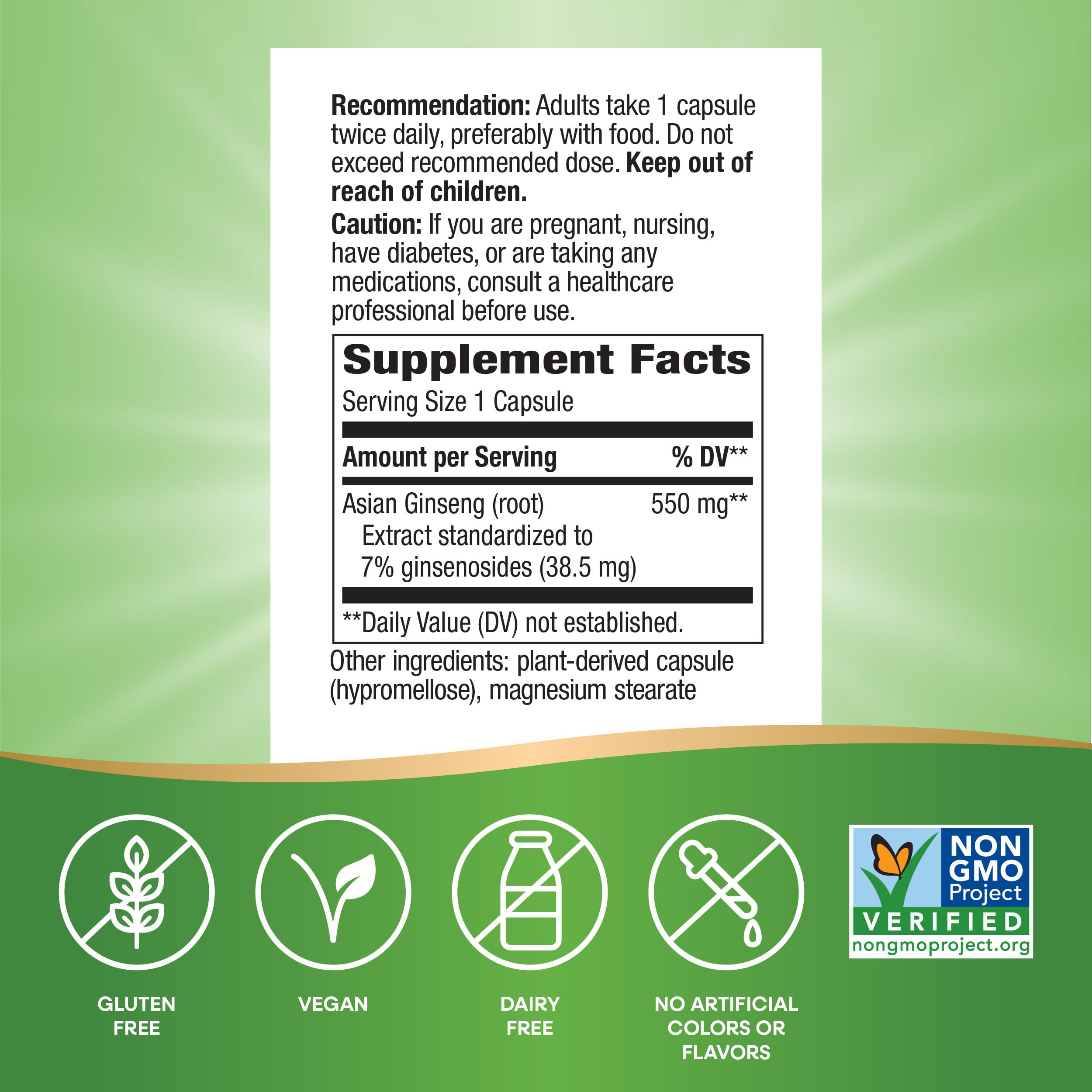 ginseng extract for improved stamina