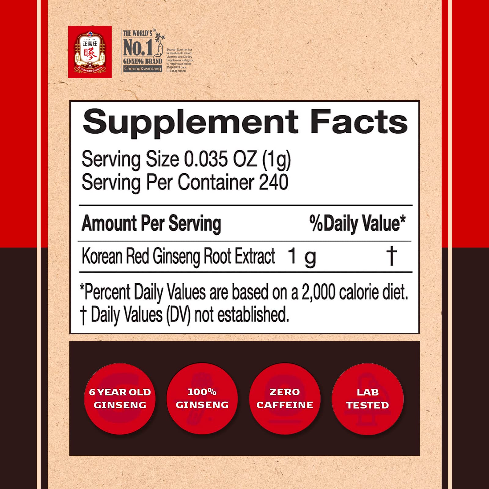 ginseng extract for improved stamina