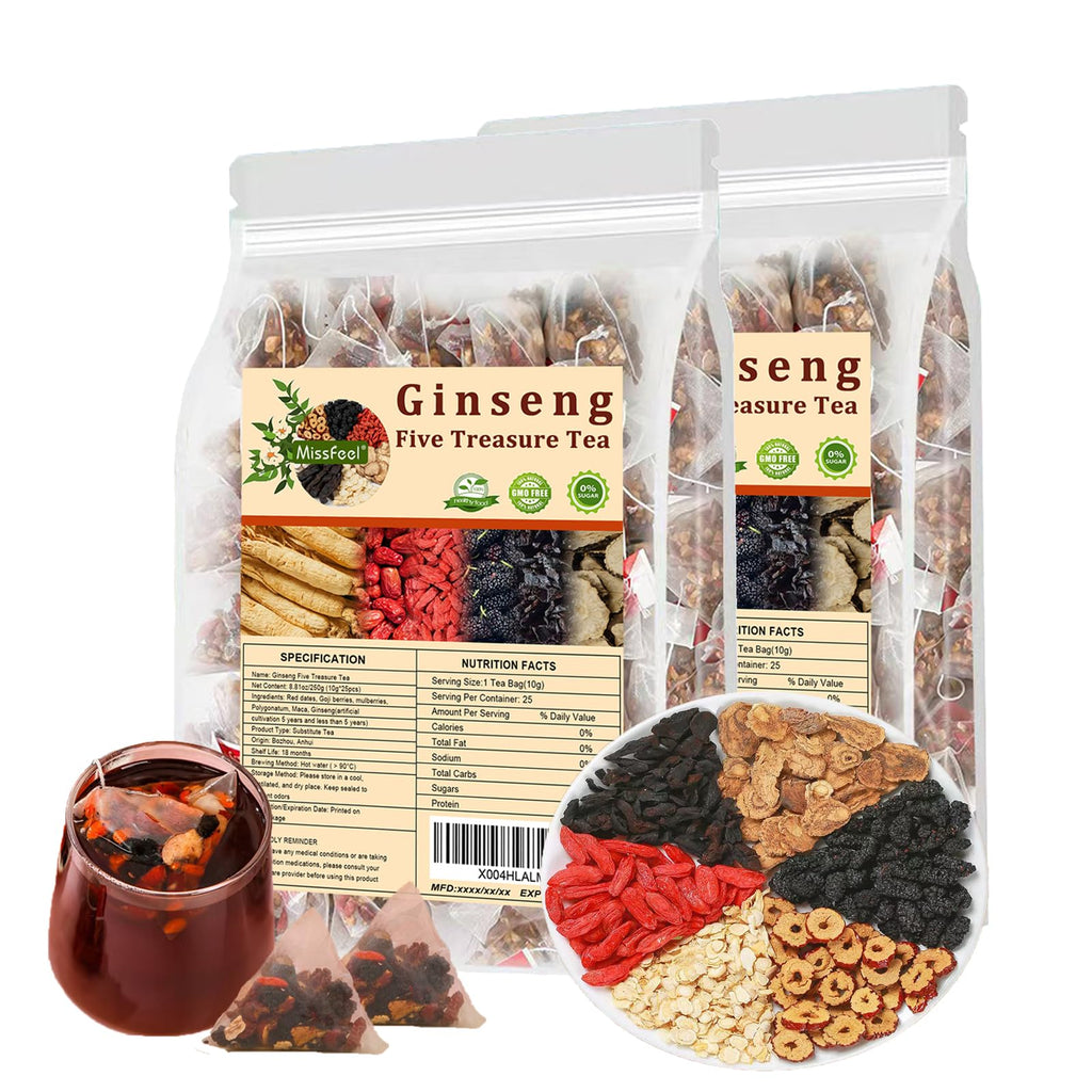 Ginseng Five Treasure Tea benefits