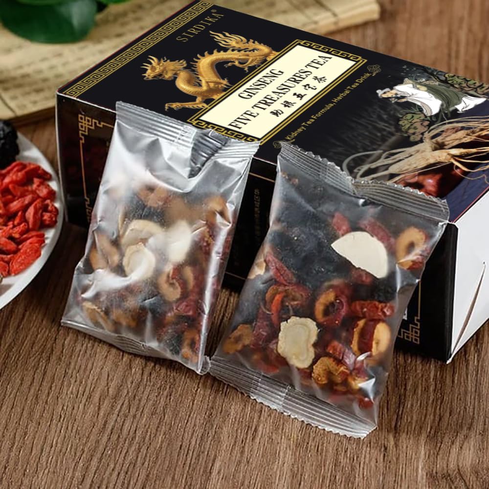 Ginseng Five Treasure Tea for wellness