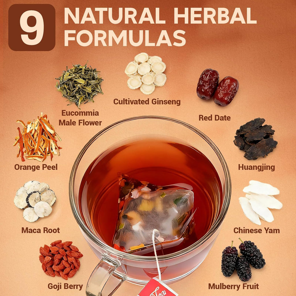 Ginseng Five Treasures detox tea bags