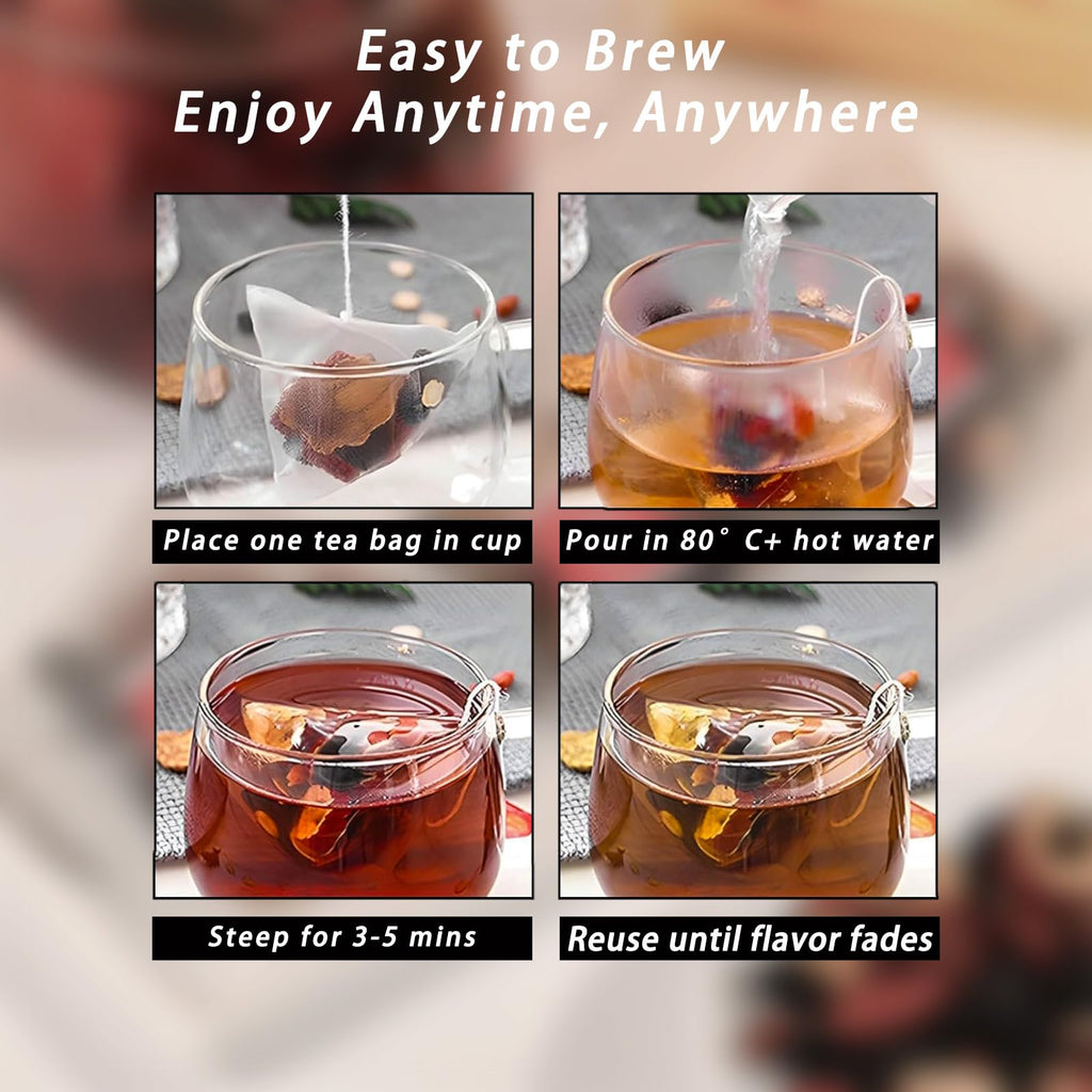 Ginseng Five Treasures tea benefits
