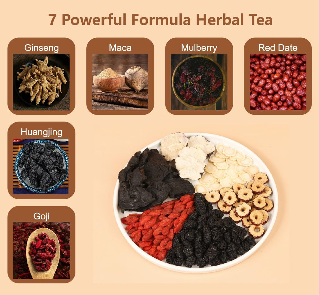 Ginseng Five Treasures tea for wellness