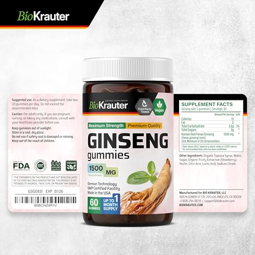 ginseng gummies for vitality