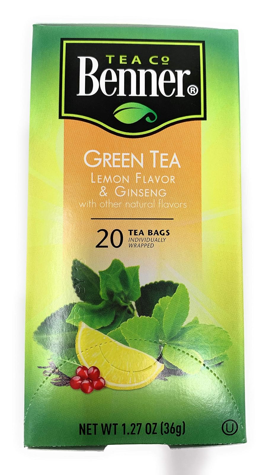ginseng infused green tea bags