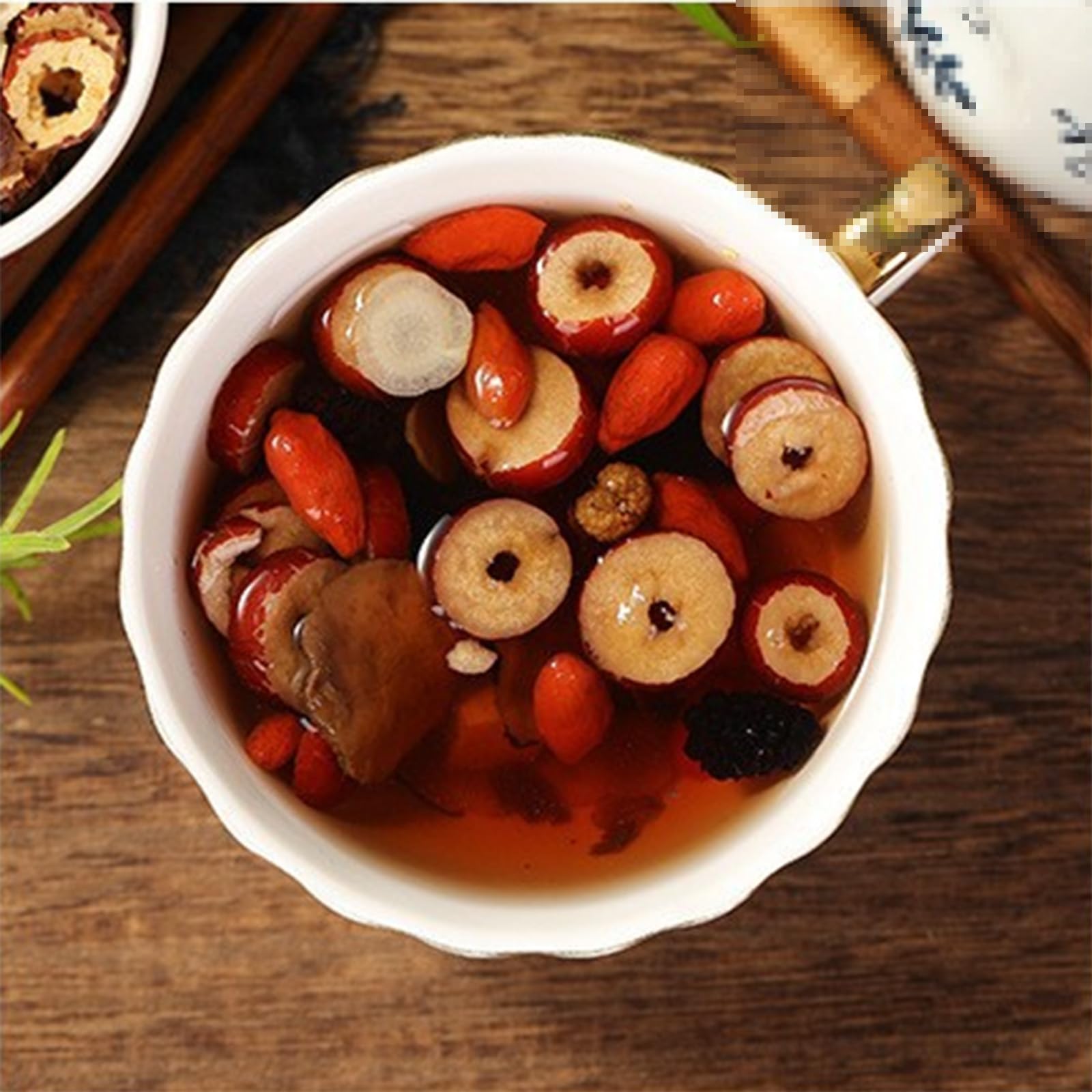 ginseng infused herbal tea